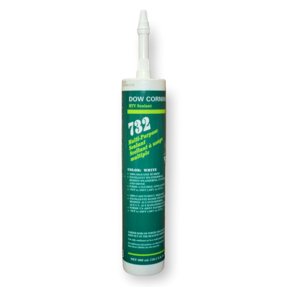 732 Dow Silastic RTV WHITE 10.10 Oz. - 300 ml Kartusche - DOW CORNING