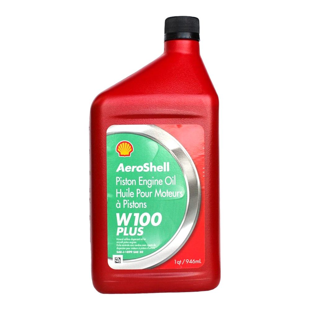 AeroShell W100 PLUS Flugmotoren Öl 1qt (946 ml) - Shell