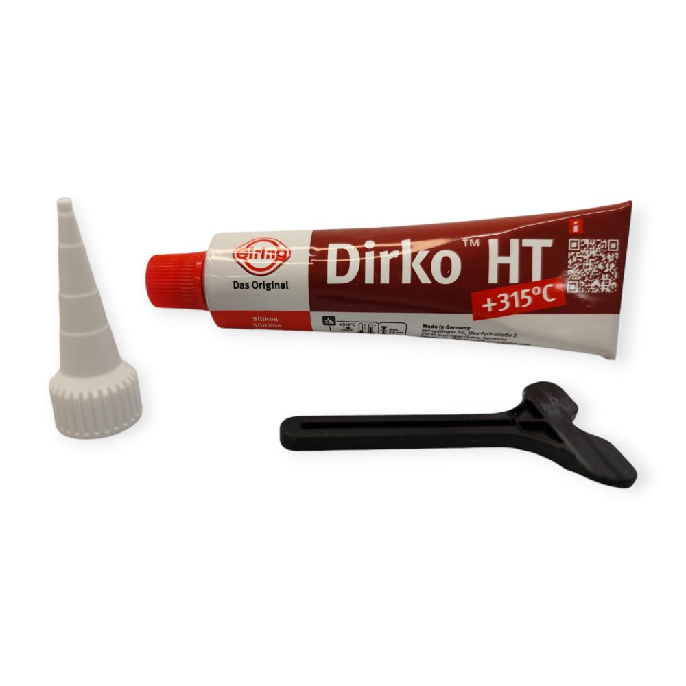 Dirko HT Silikon-Dichtmasse für extreme Temperaturen bis +315°C | 70 ml ...
