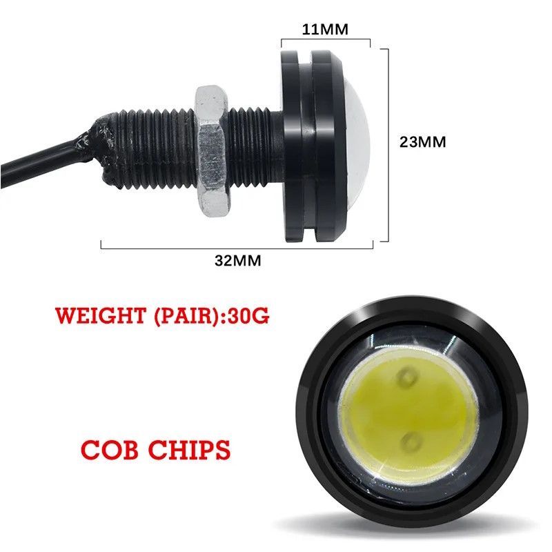 Mini LED Strobes Set 12V - Weiß - SUCCESS COURIER SL